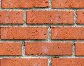 Brick Printable Dolls House Red Brick Wall Printable 6th 12th 24th ...