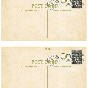145 Postcards & Vintage Postcards Templates for Kids Postcards With and ...