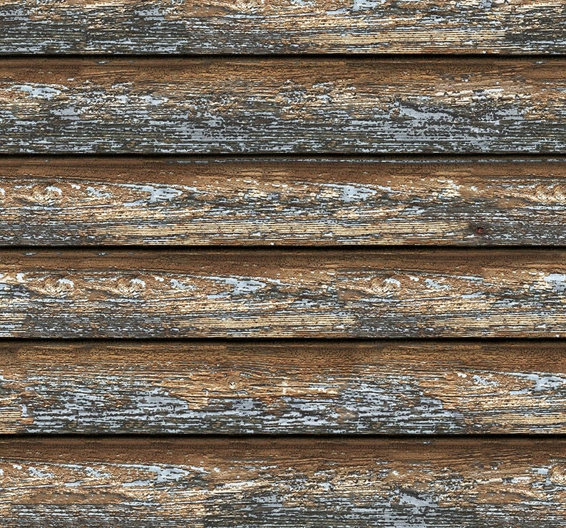 1/6 1/12 1/24 Dollhouse Mini Old Dirty Brown Exterior Wall Wood ...