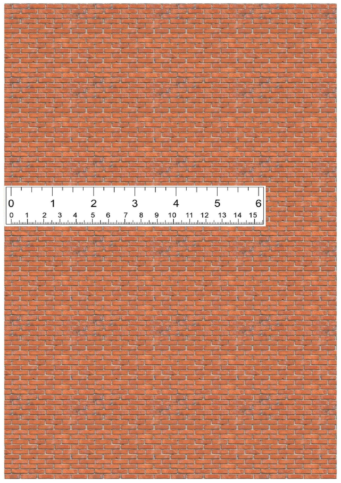 Rustic Brick Printable 6th 12th 24th Vintage Brick Wall Printable ...