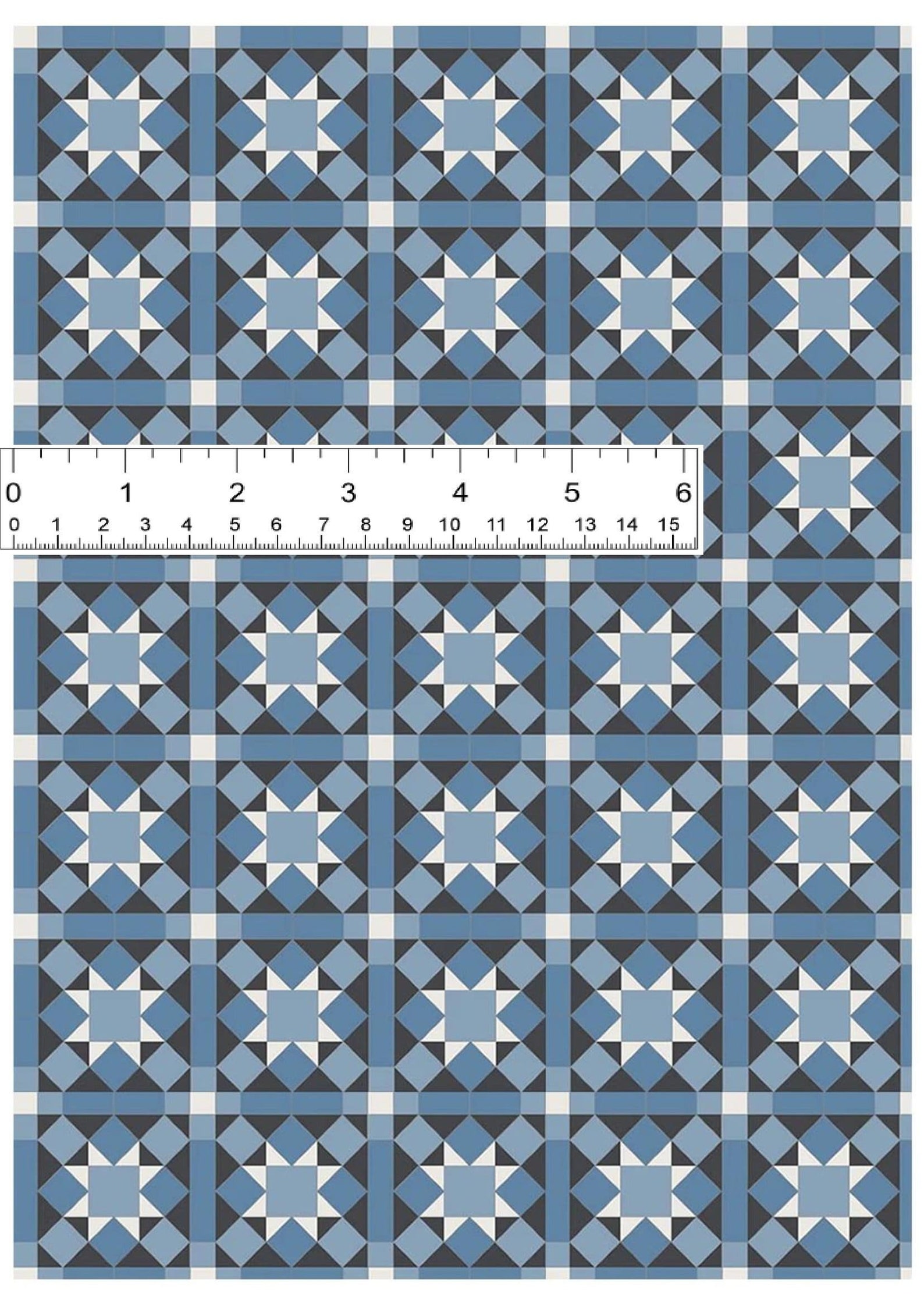 5 Pcs 1/6 1/12 1/18 Dolls House Miniature Colorful Victorian Floor ...