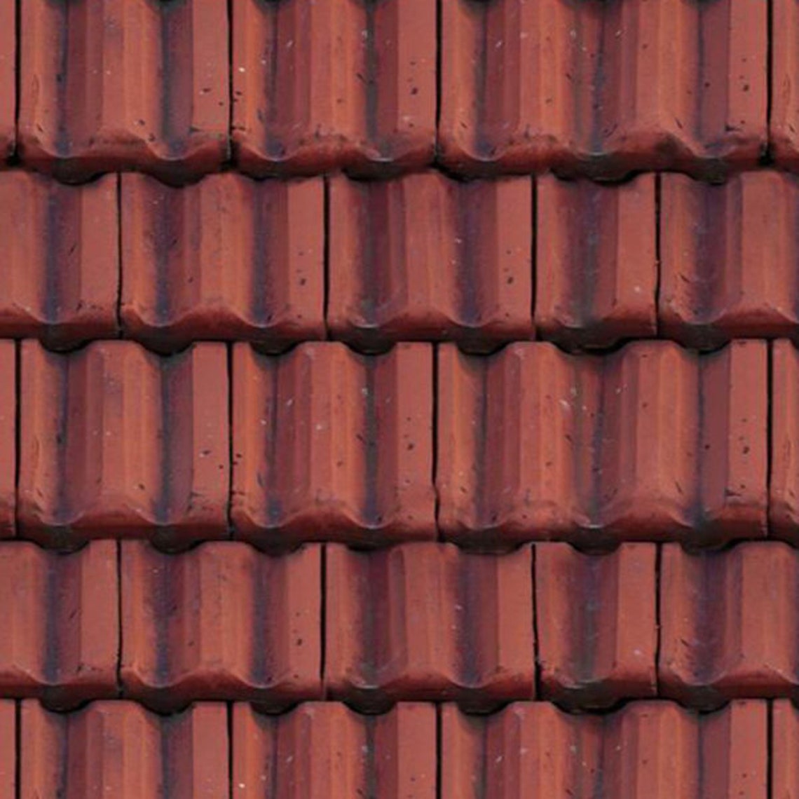 1/6 1/12 1/24 Mini Red Clay Flat Roof Tile Seamless DIGITAL - Etsy