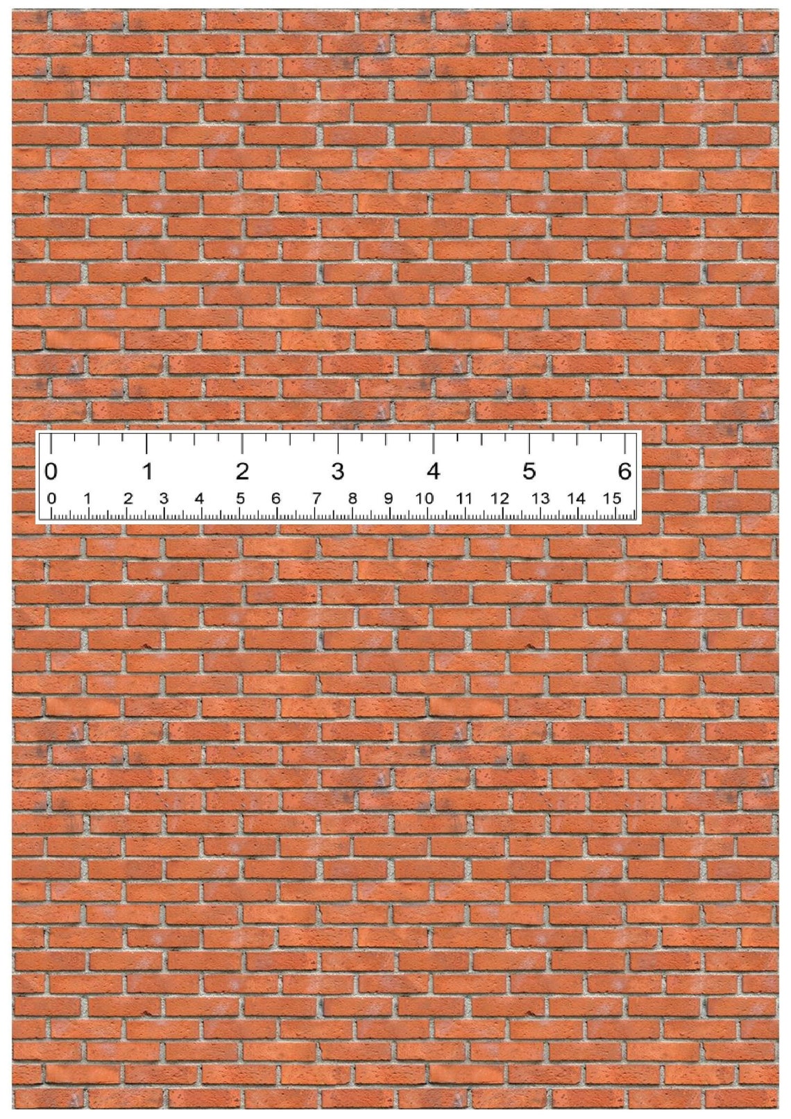 Rustic Brick Printable 6th 12th 24th Vintage Brick Wall Printable ...