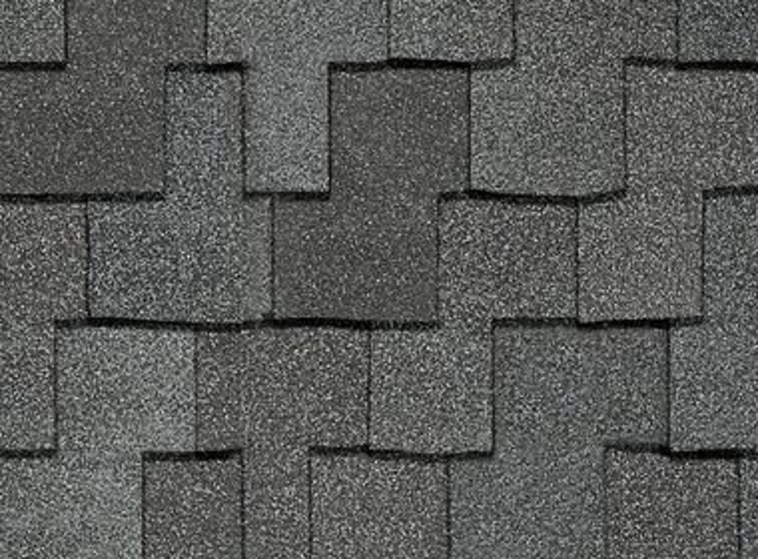 1/12 1/24 1/48 Scale Dollhouse Miniature Grey Gray Asphalt Roof Shingle ...