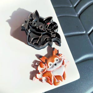 Kitsune 9 Tailed Fox Cryptid Sharp Clay Cutter - Etsy
