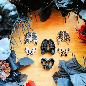 Two-piece Skeletal Ribcage and Hip Pelvis Bone Sharp Clay Cutter - Etsy