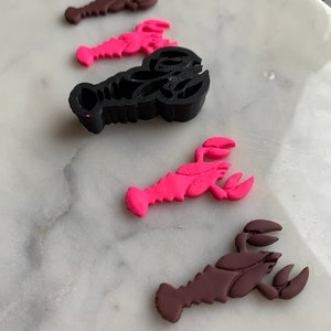 Detailed Little Crayfish Crawfish - Embossed Sharp Cutter for Clay - Etsy