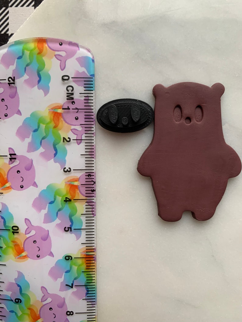 Chibi Face Stamp Set: 10 Expressions for Polymer Clay - Etsy