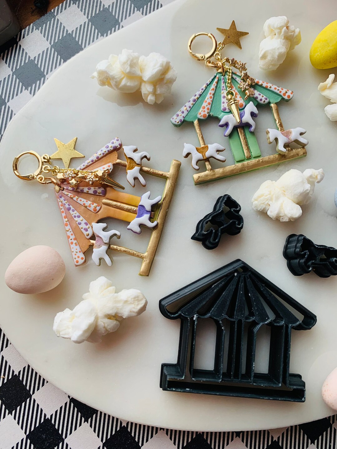 Carnival Carousel and Horses Clay Cutter - Advanced Design - Precision ...