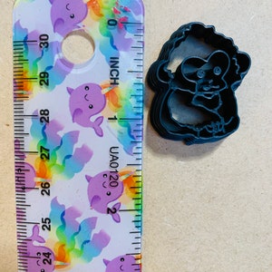 Cute Baby Orangutan Monkey - Sharp Polymer Clay Cutter With Detailed ...