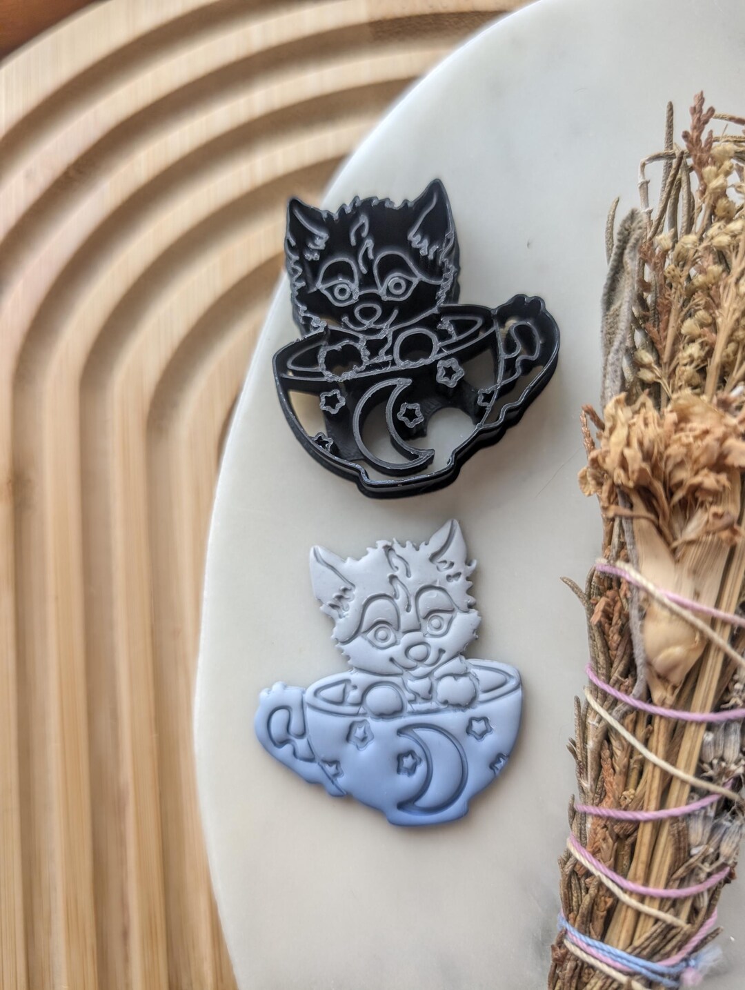 Wolf Pup in a Teacup Sharp Clay Cutter - Etsy