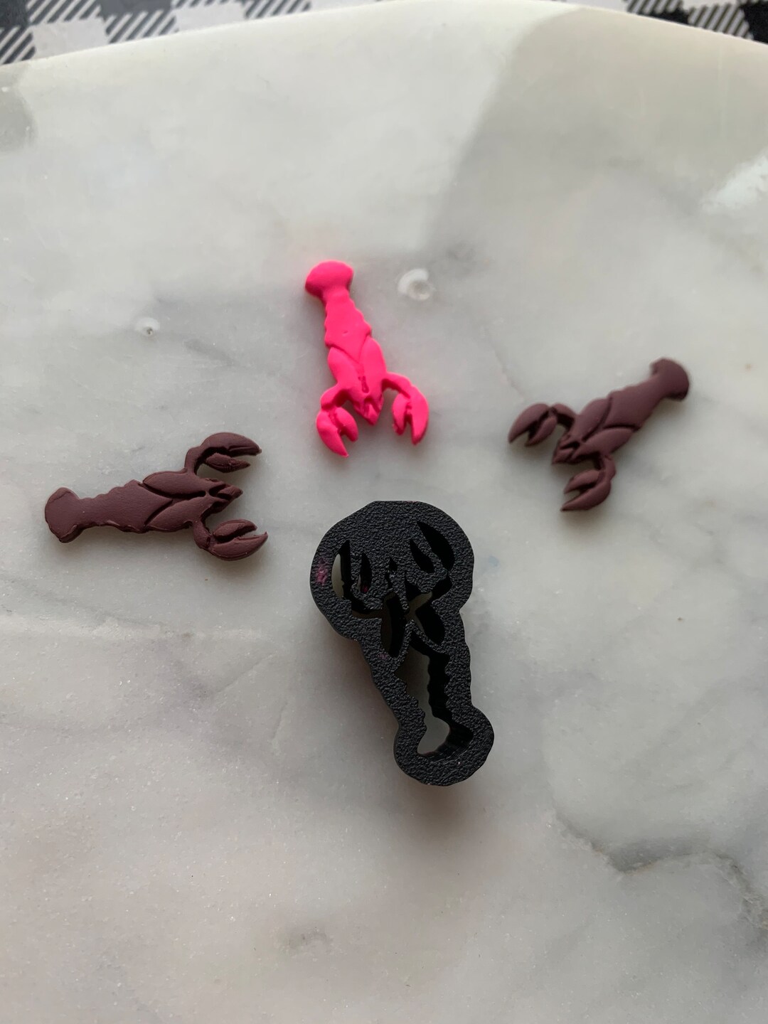 Detailed Tiny Crayfish Crawfish - Embossed Sharp Cutter for Clay - Etsy