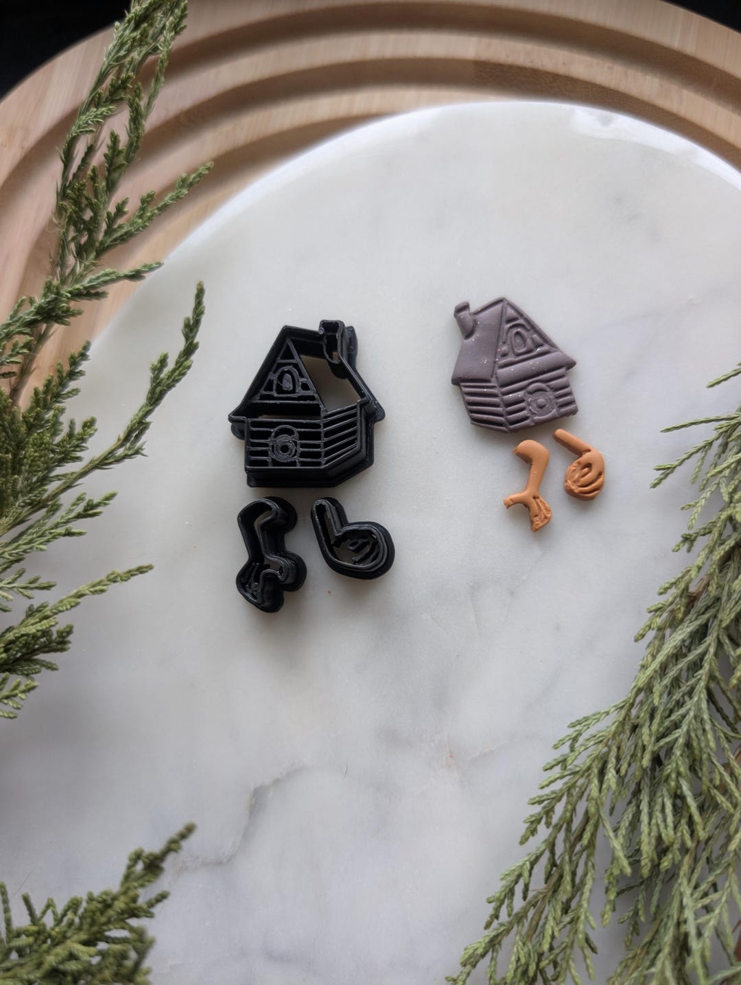 Baba Yaga House Clay Cutter: Little Cabin With Chicken Legs - Etsy