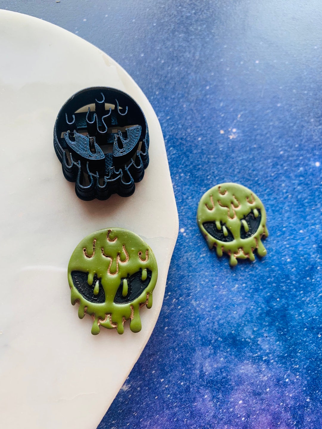 Dripping Alien Head Sharp Clay Cutter - Etsy