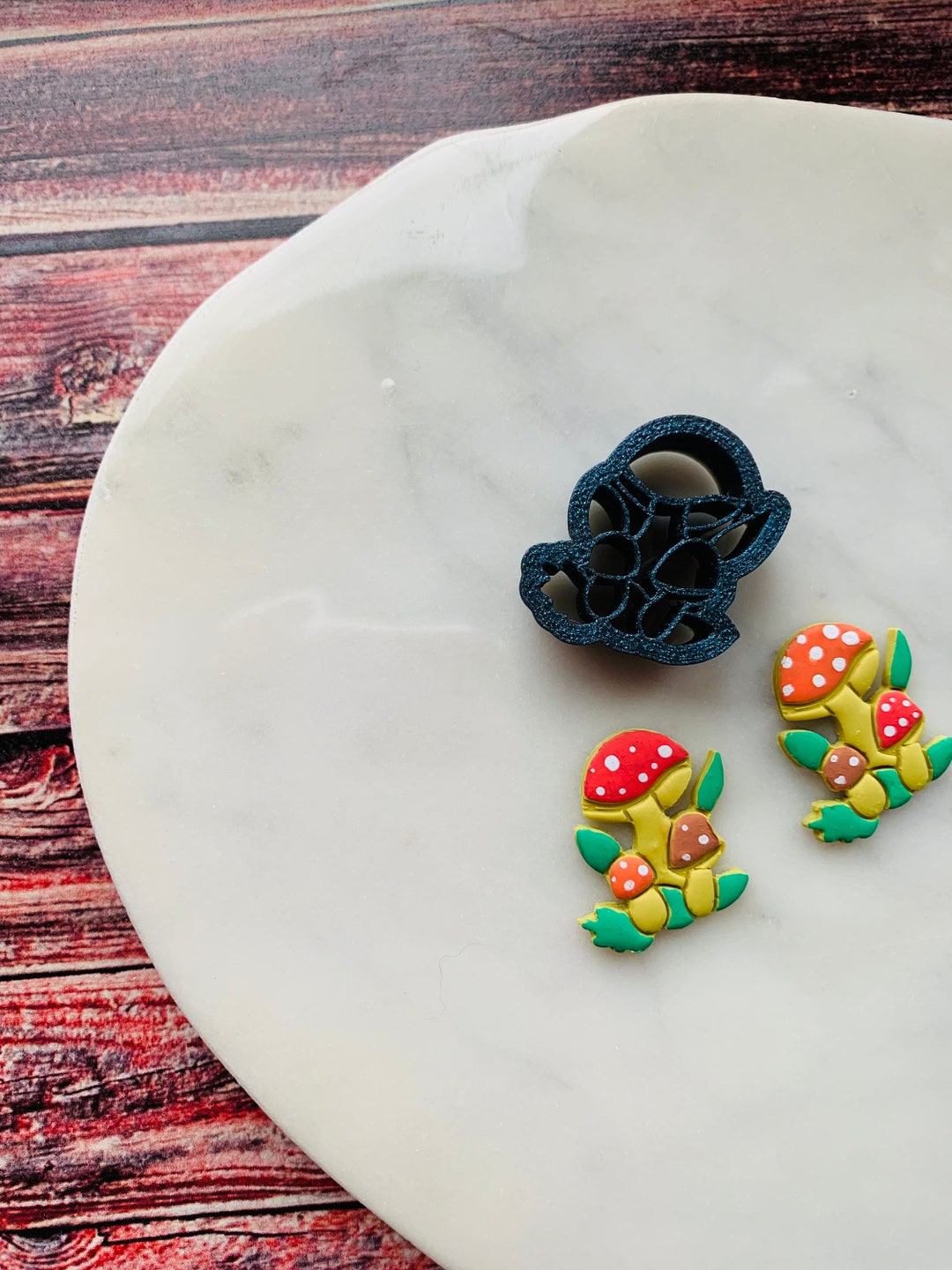 Vintage Merry Mushroom Inspired Fungi Sharp Clay Cutter - Etsy