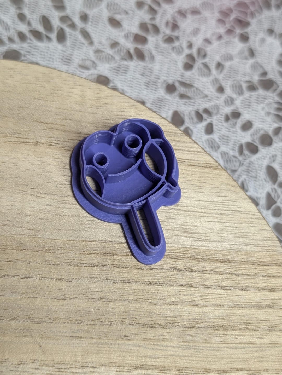 Melting Froggy Head Ice Cream on Stick Embossed Sharp Clay Cutter - Etsy