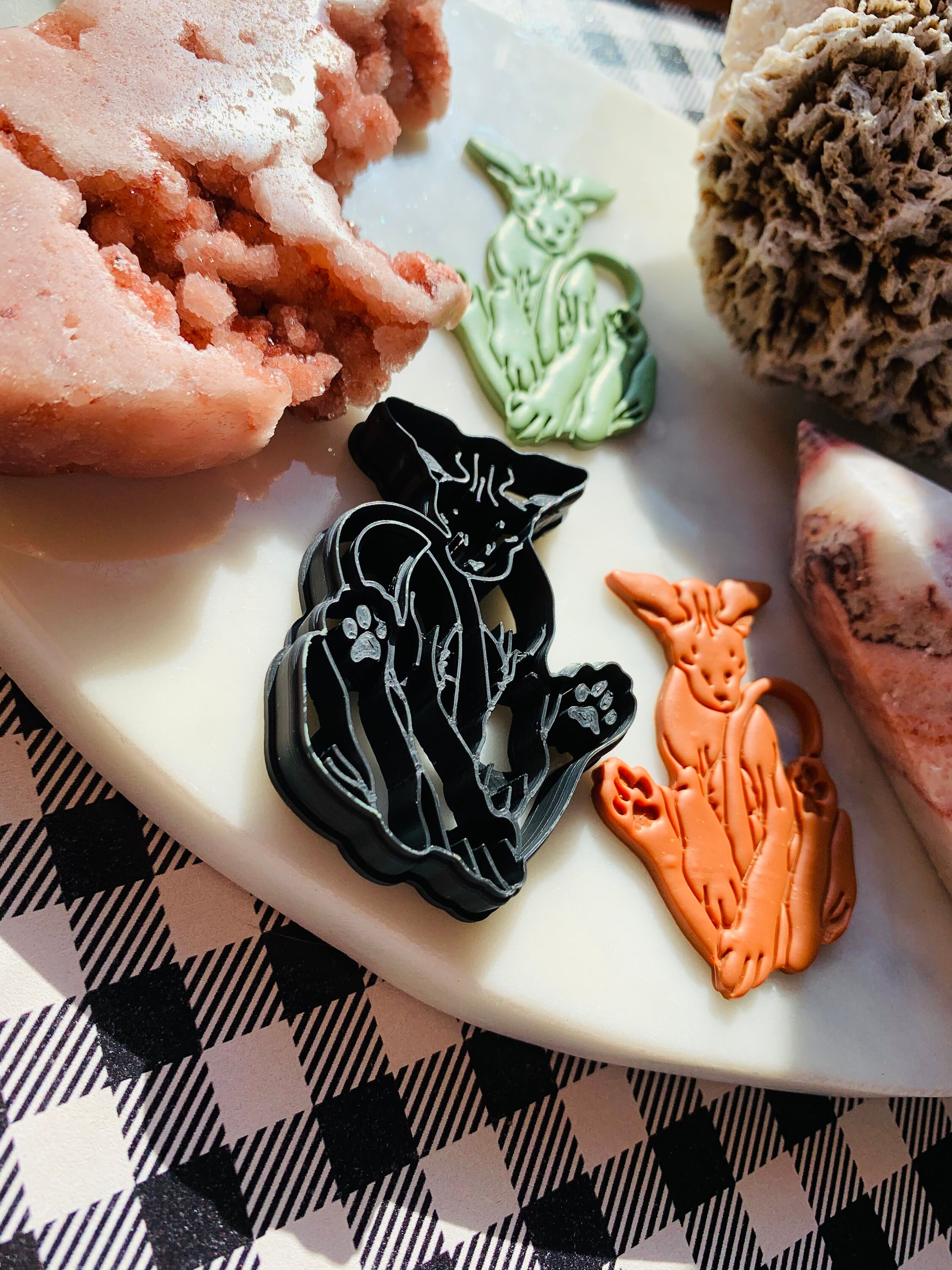 Large Full Body Sphynx Sphinx Cat Embossed Sharp Clay Cutter - Etsy