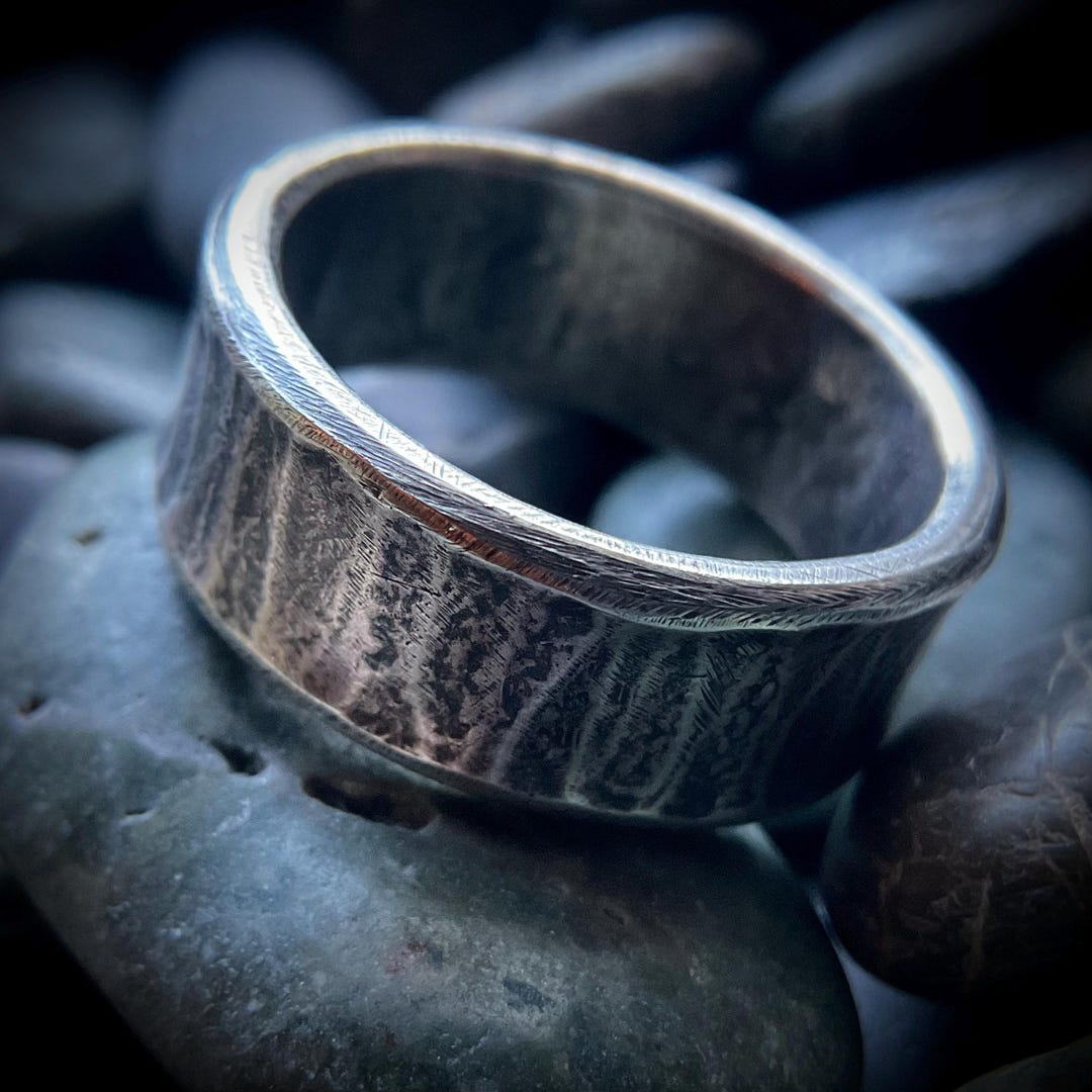 Big Carly Ring— Hand Forged, Sterling Silver— Sizes 9.5 — 10 - Etsy