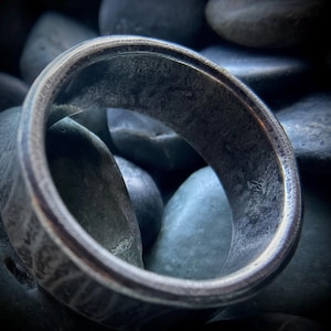 Big Carly Ring— Hand Forged, Sterling Silver— Sizes 9.5 — 10 - Etsy