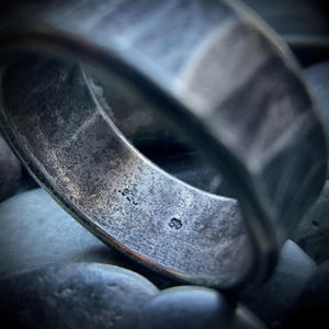 Big Carly Ring— Hand Forged, Sterling Silver— Sizes 9.5 — 10 - Etsy