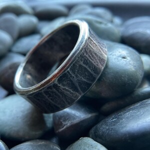 Big Carly Ring— Hand Forged, Sterling Silver— Sizes 9.5 — 10 - Etsy
