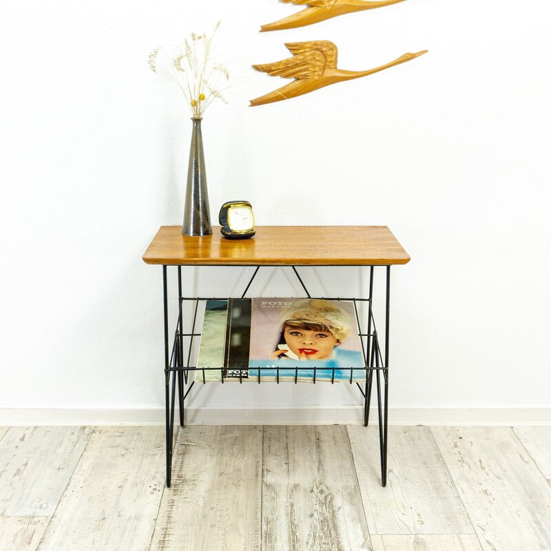 Magazine Rack Table - Etsy