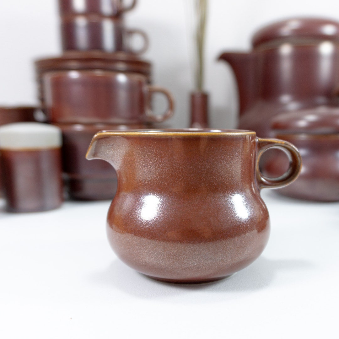 1970s THOMAS Germany MIDCENTURY TABLEWARE 'kiruna Braun', Creamer ...