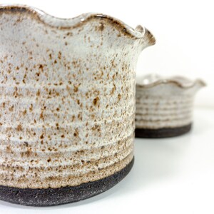 SET of TWO Rare 1970s Danish Midcentury Ceramic Planter Pots by Kaj ...