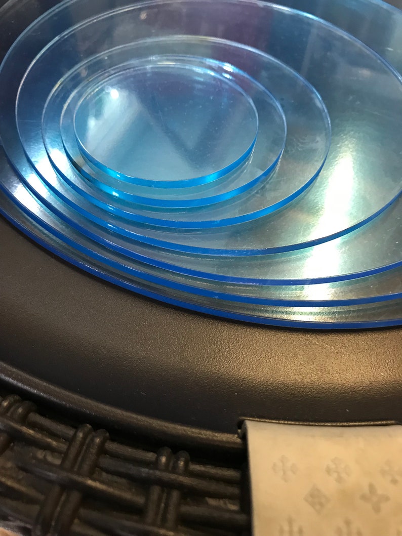 Laser Cut Plastic Circles Acrylic Discs in Perspex - Etsy Australia