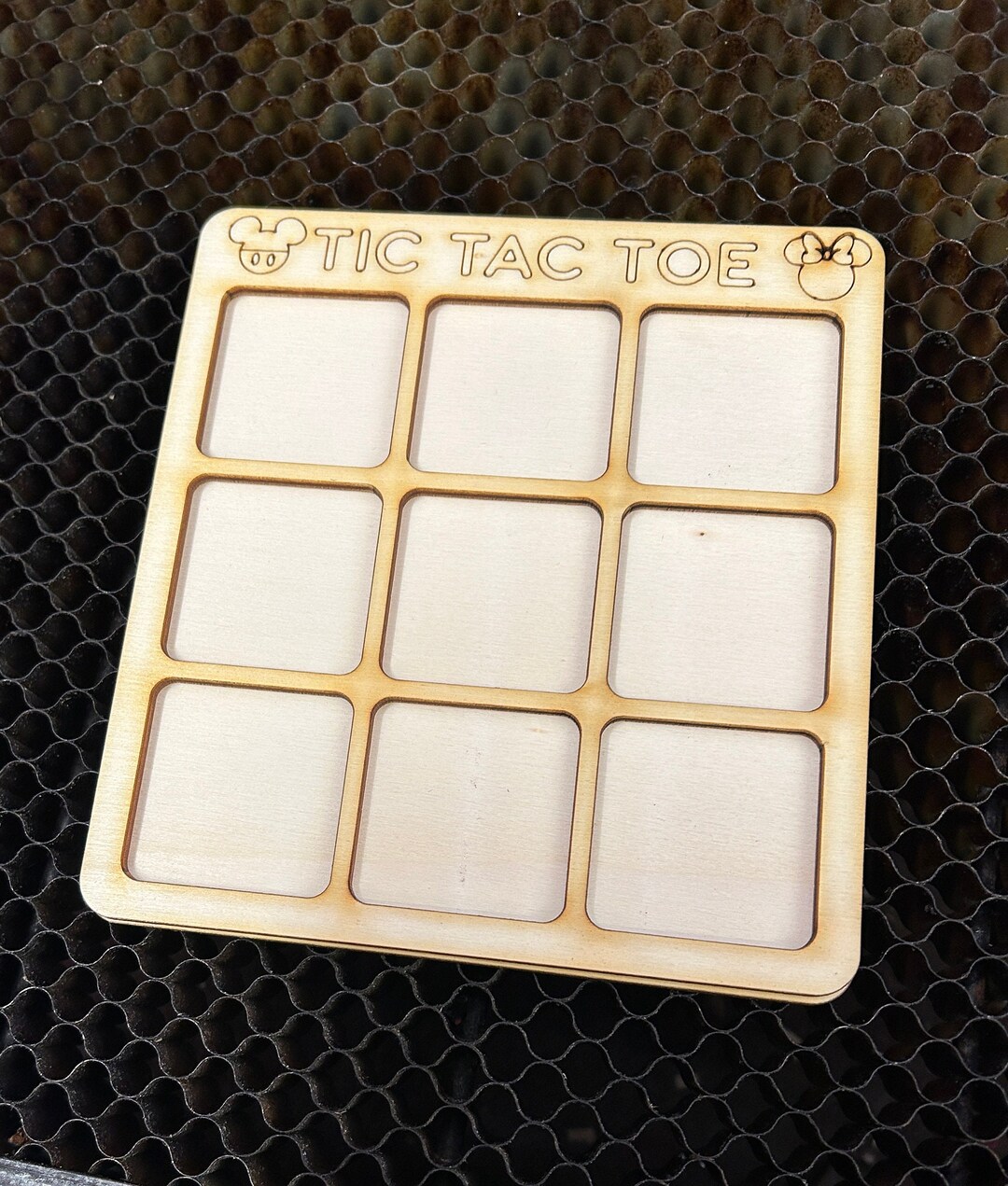 Disney Tic Tac Toe Wood. Game Learning Toy - Etsy