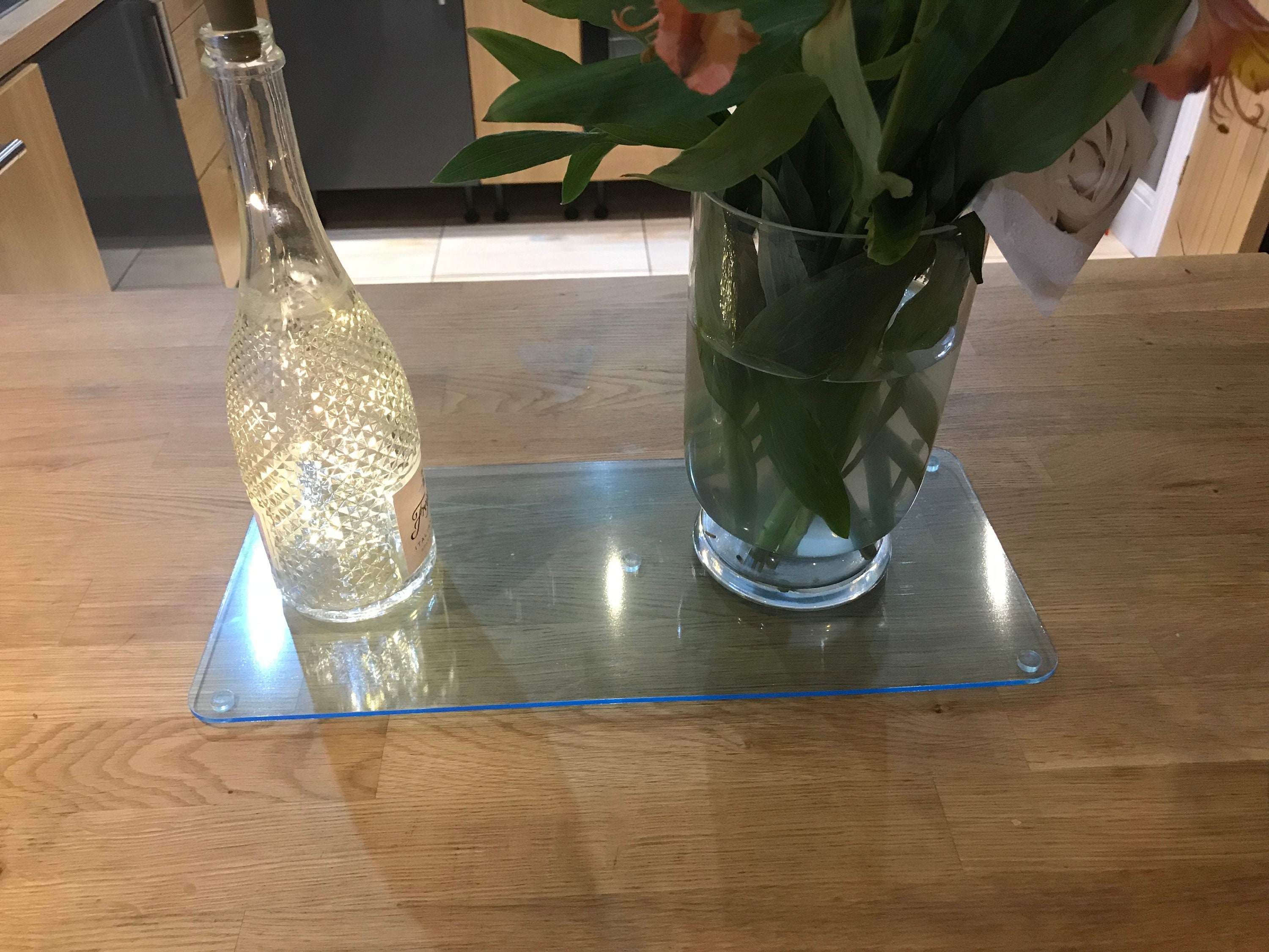 Rectangular Clear Acrylic Table Runner / Protector in 3mm & | Etsy