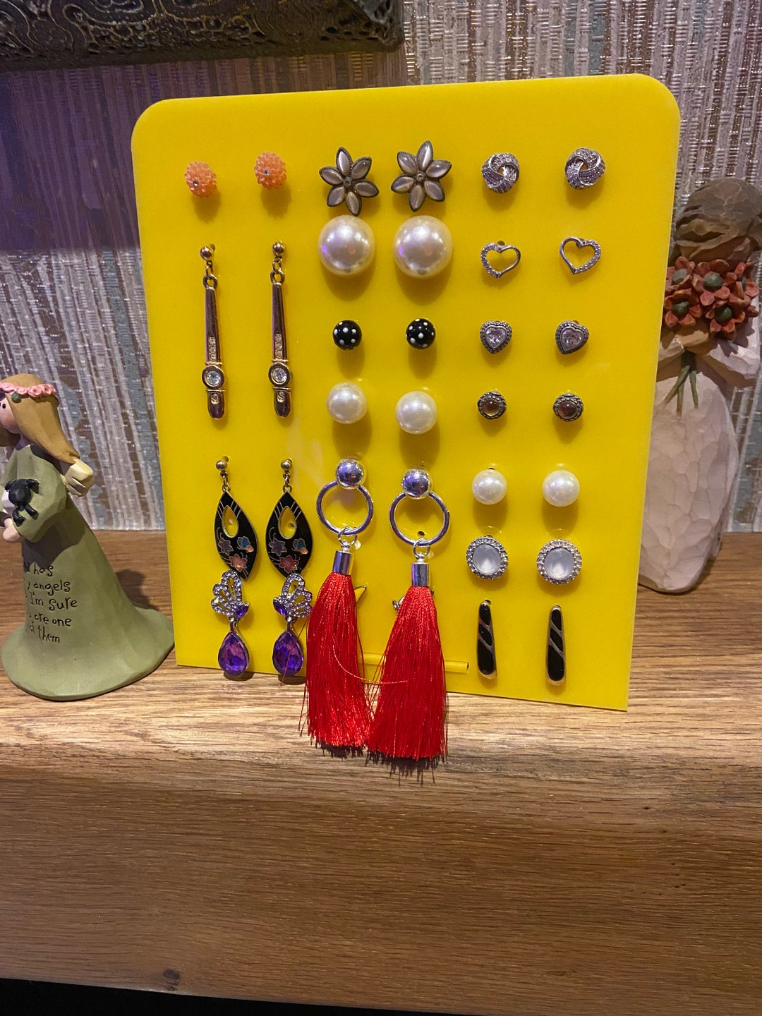 Earring Display Stand Acrylic / Various Colours - Etsy