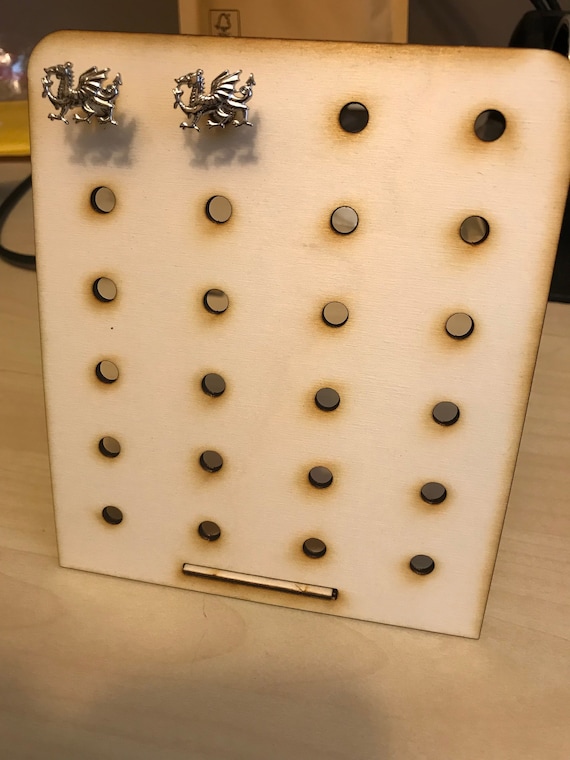 Acrylic or Wooden Mens Cufflink Display Stand | Etsy