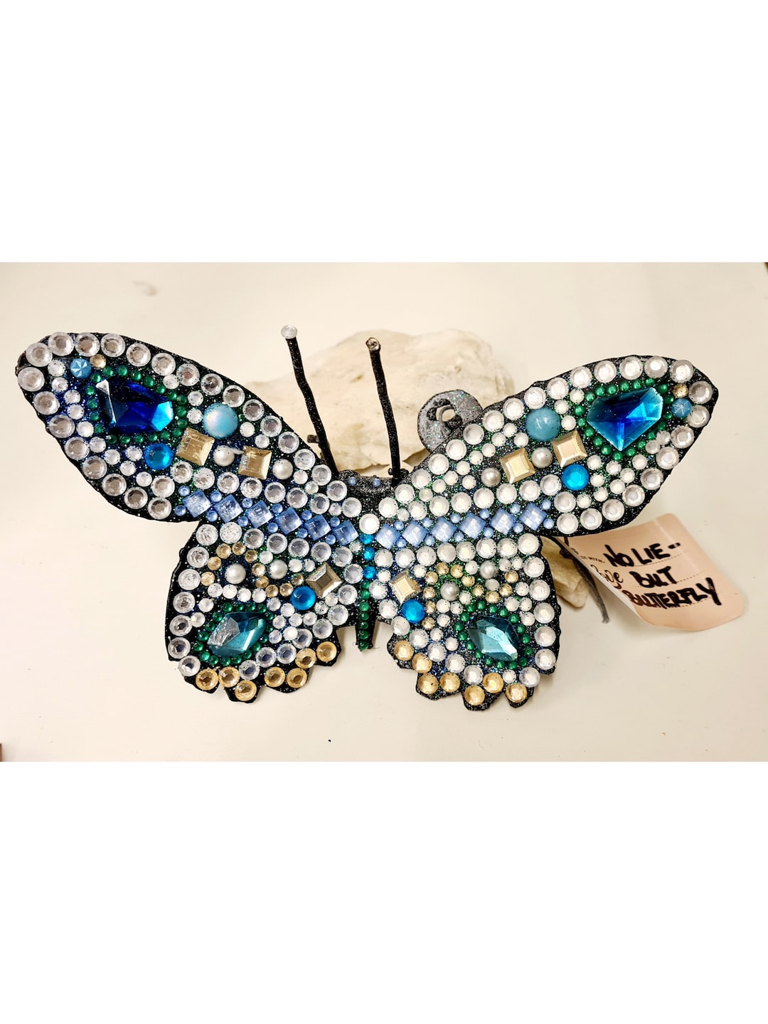 Butterfly Sculpture Decorative Object Upcycling Metal Decorative Item ...