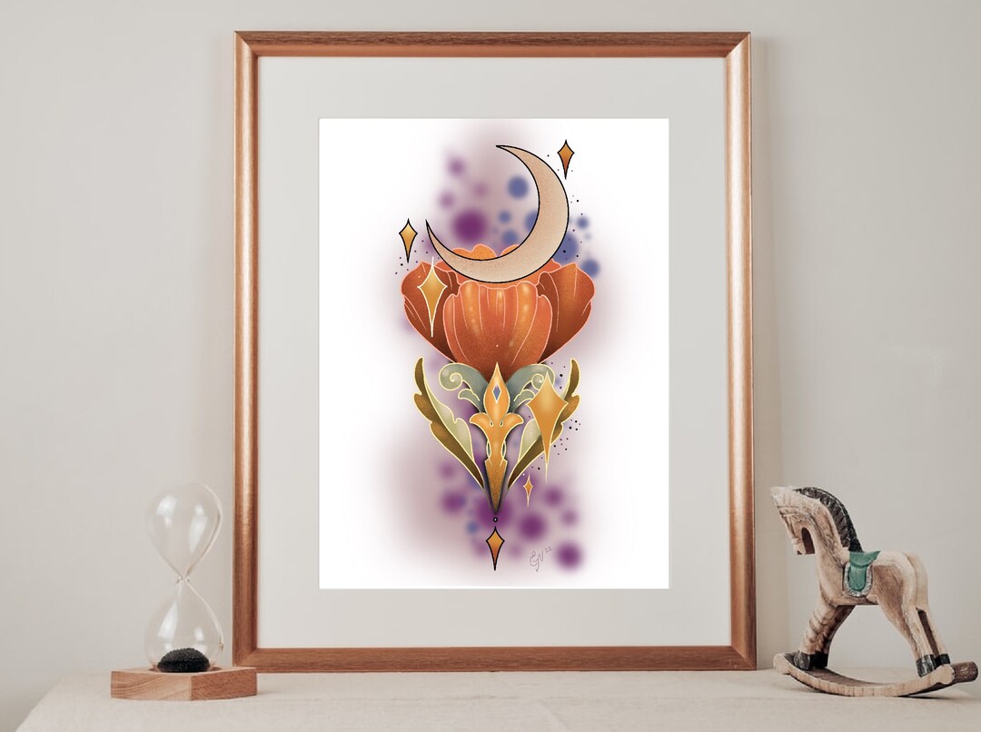 Poppy Moon - Etsy