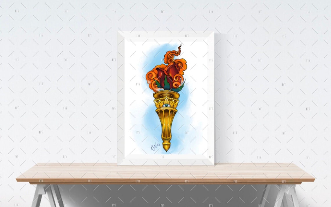 Blazing Torch - Etsy