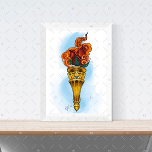 Blazing Torch - Etsy