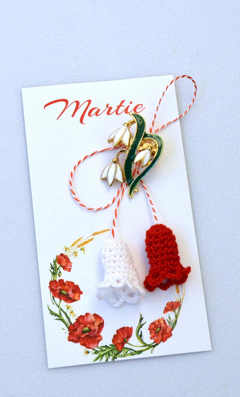 Martisor Moldova. Martisoare Romania. Martenitsa. Snowdrops. Baba Marta ...