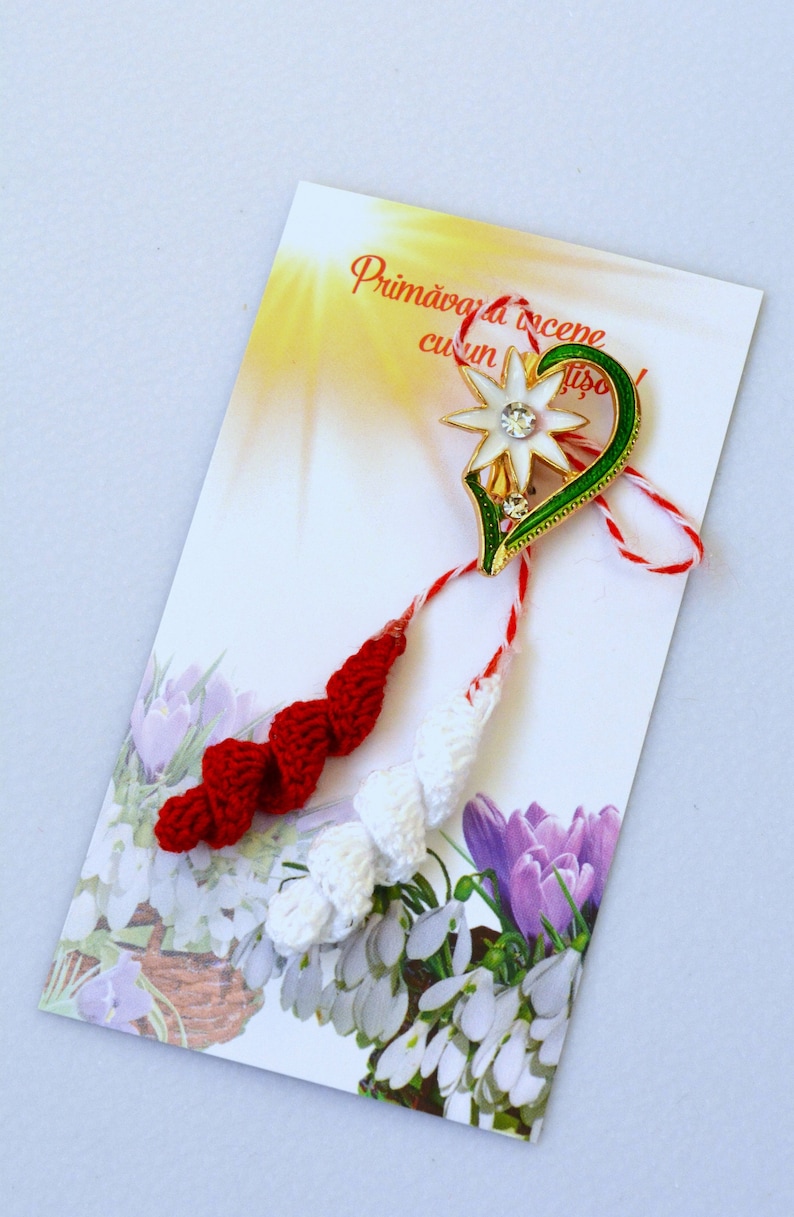 Martisoare for Luck and Happiness. Romania Martisor Gift. Spring Martis ...