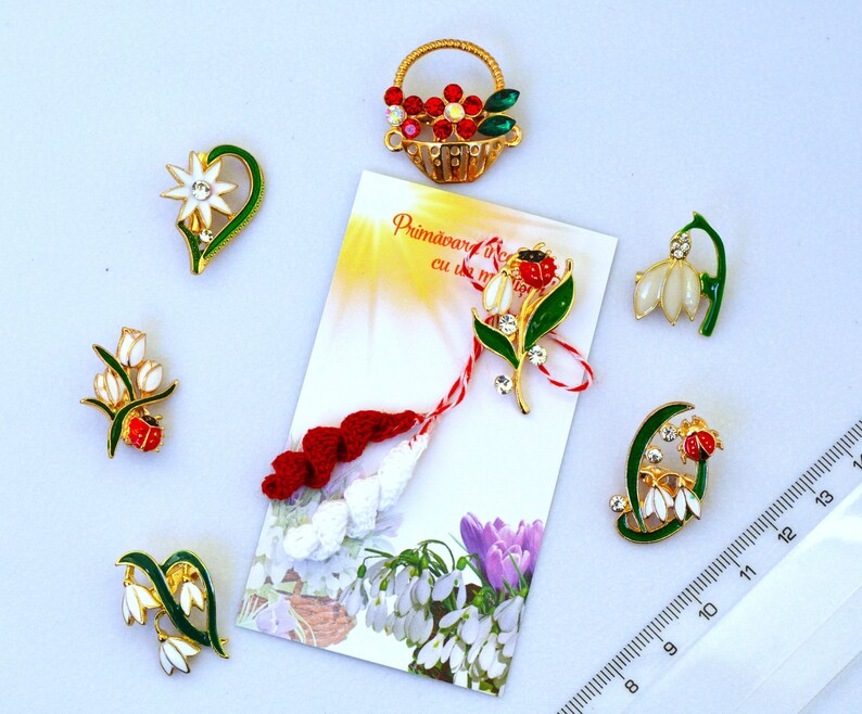 Martisor. Martisoare. Martenitsa. Spring Gift Amulet. Romanian Martisor ...