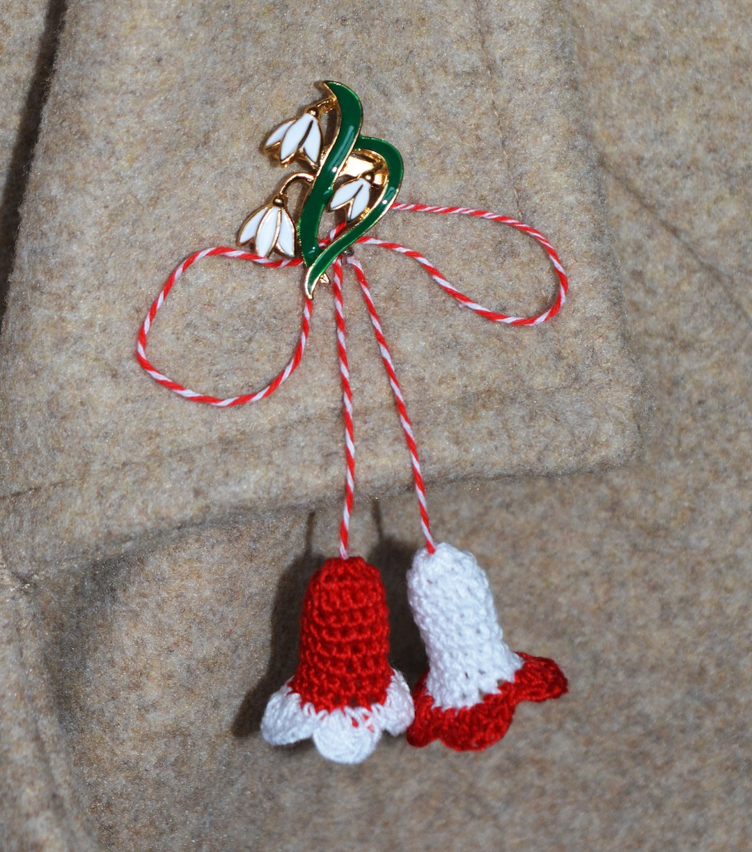 Martisor Traditional. Romanian Moldavian Martisor. Martisoare Alb Cu ...