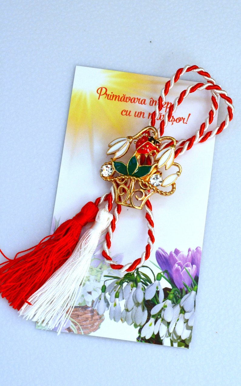 Romania Martisor. Martisoare. Spring Symbols. Handmade Gift Amulet for ...