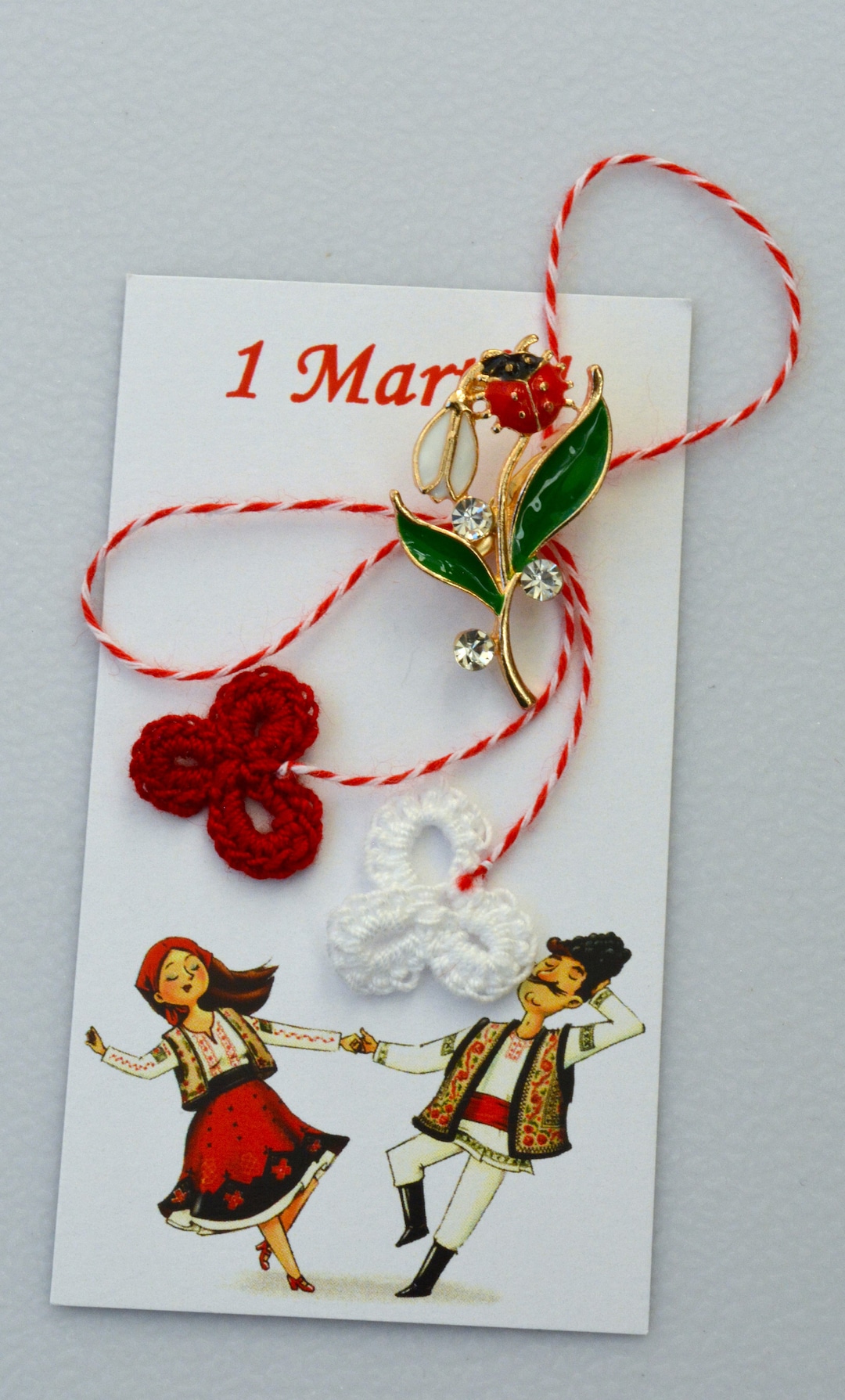 Martisor Traditional 2024. Romanian Moldavian Braided Martisor ...