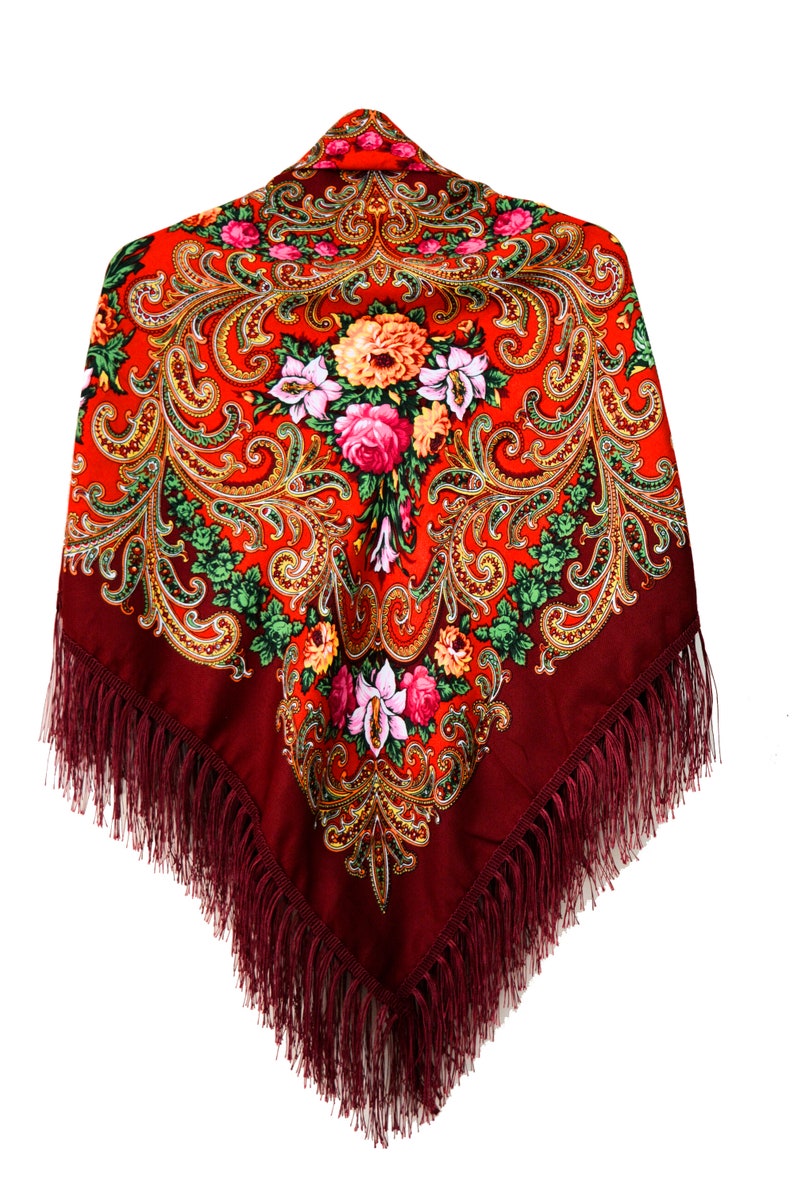 Bufandas de mujer de gran tamaño. Pañuelo cuadrado negro con rosas. Mantón de Rumania Moldavia ...