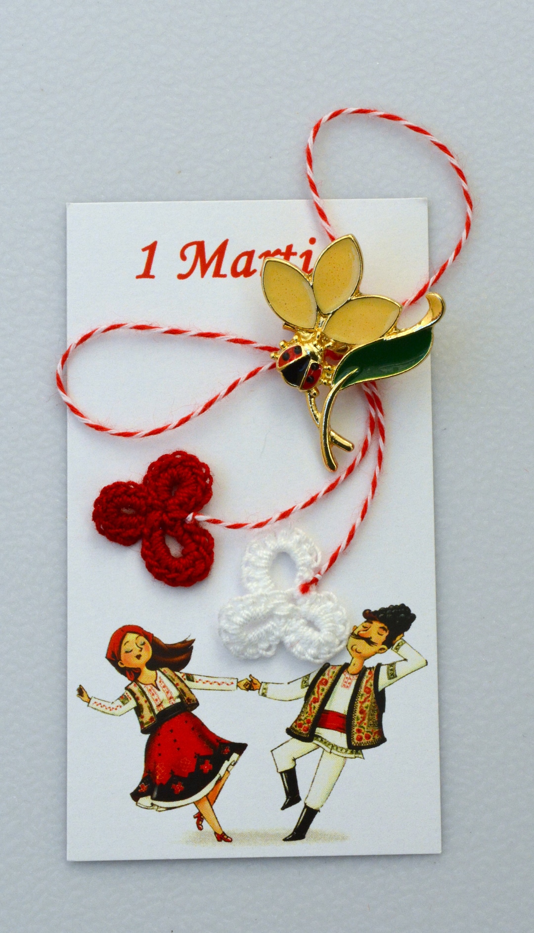 Martisor Traditional. Romanian Moldavian Martisor. Martisoare Alb Cu ...
