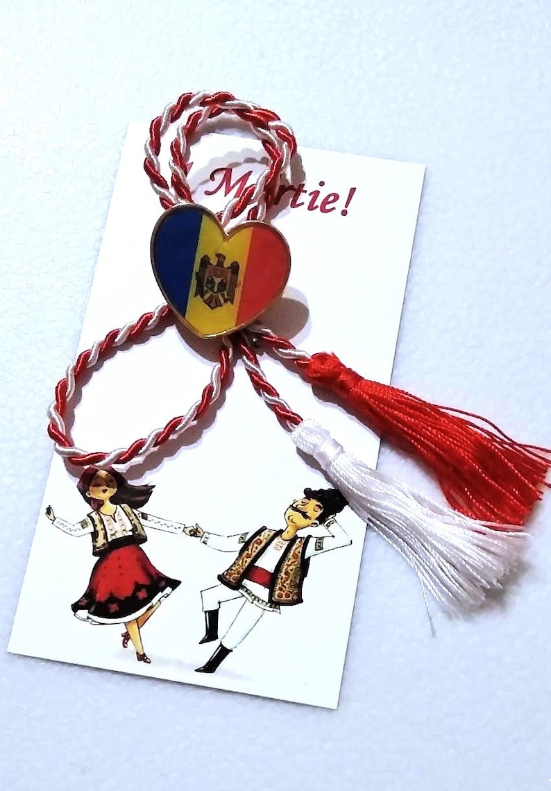 Martisor, Martisos. Mártir rumano moldavo. Martisoare alba cu rosu ...