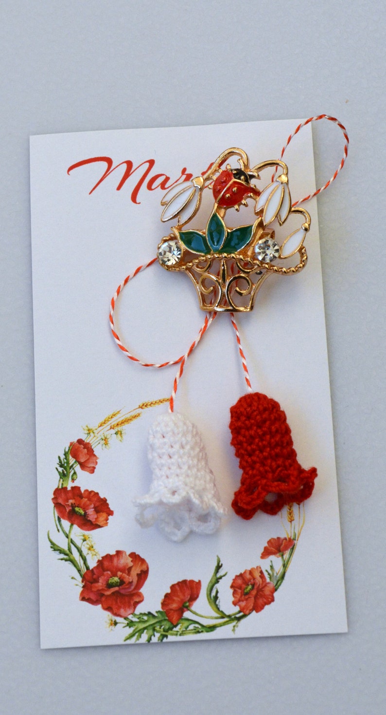 Martisor Moldova Martisoare Romania Martisor Märzchen Martenitsa Snowdrops Baba Marta