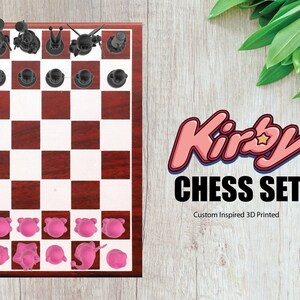 Kirby Chess Set 3D Printed - Etsy Canada