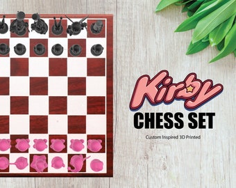 Kirby Chess Set STL Files 3D Printed Chess Set Files | Etsy
