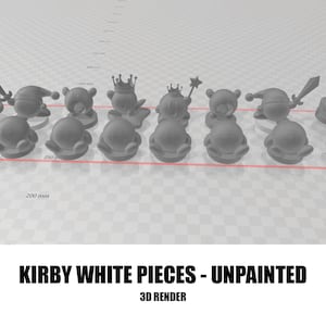 Kirby Chess Set STL Files: 3D Printed Game - Etsy